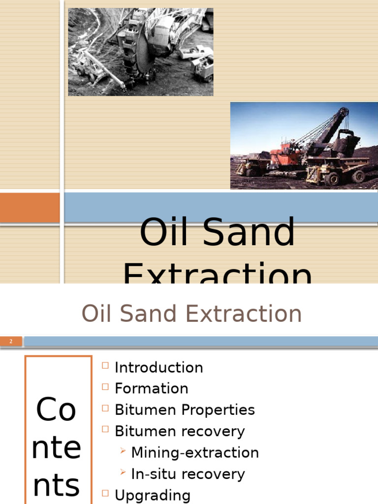 MIME320-W20-Oil Sand Extraction | PDF | Oil Sands | Petroleum