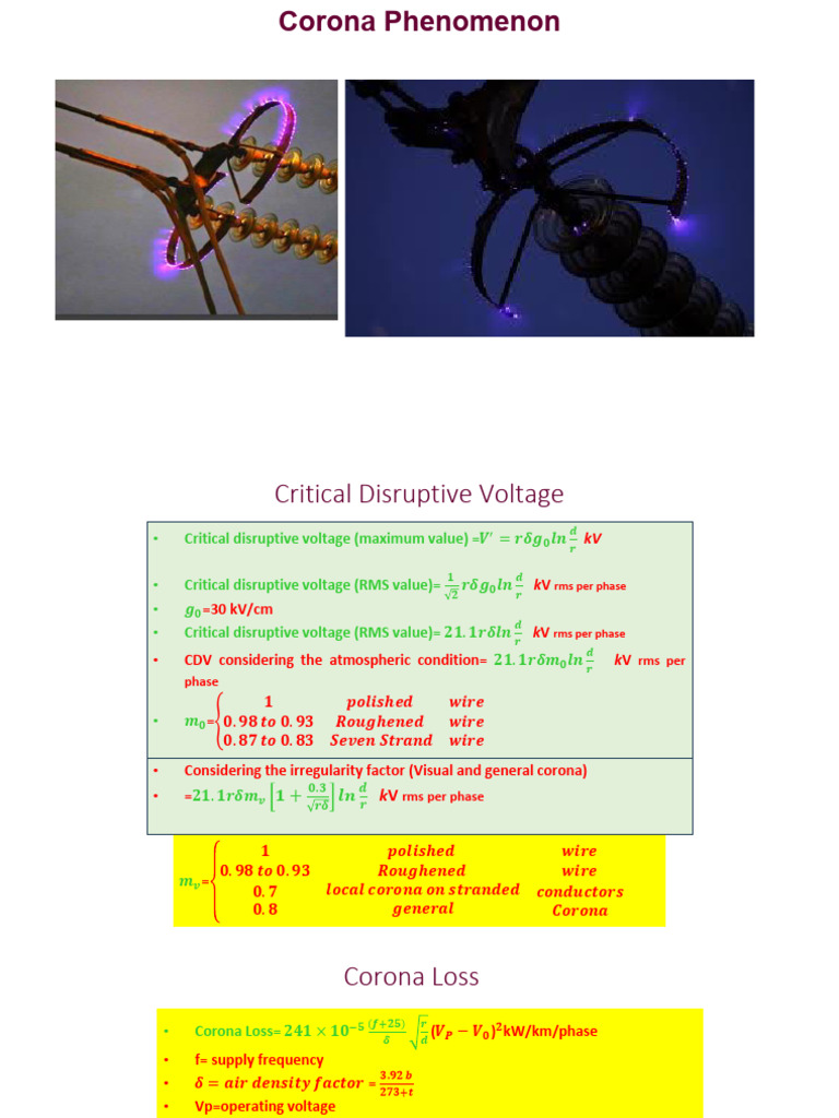 Understanding Critical Disruptive Voltage | PDF