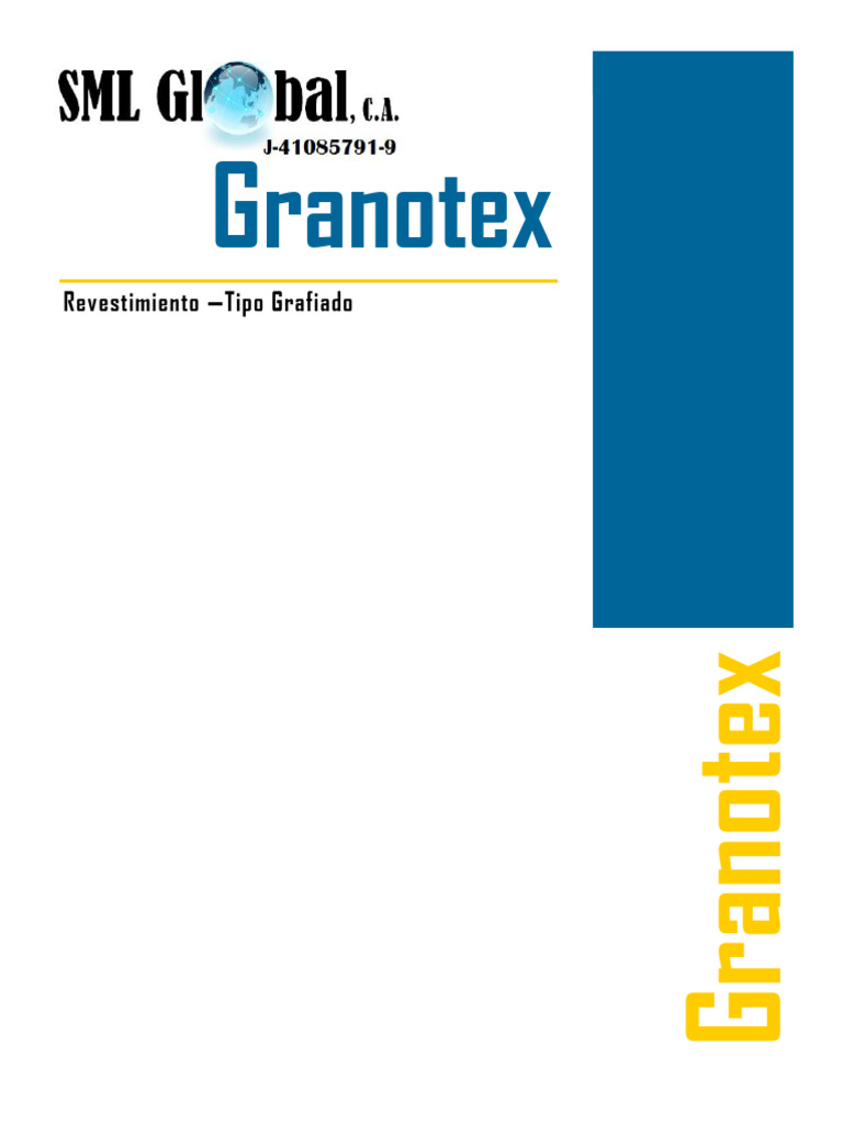 Revestimiento Grafiado Granotex | PDF | Pintar | Agua