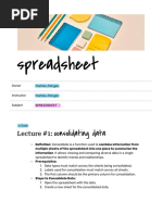 Essential Spreadsheet Features Explained | PDF | Spreadsheet ...