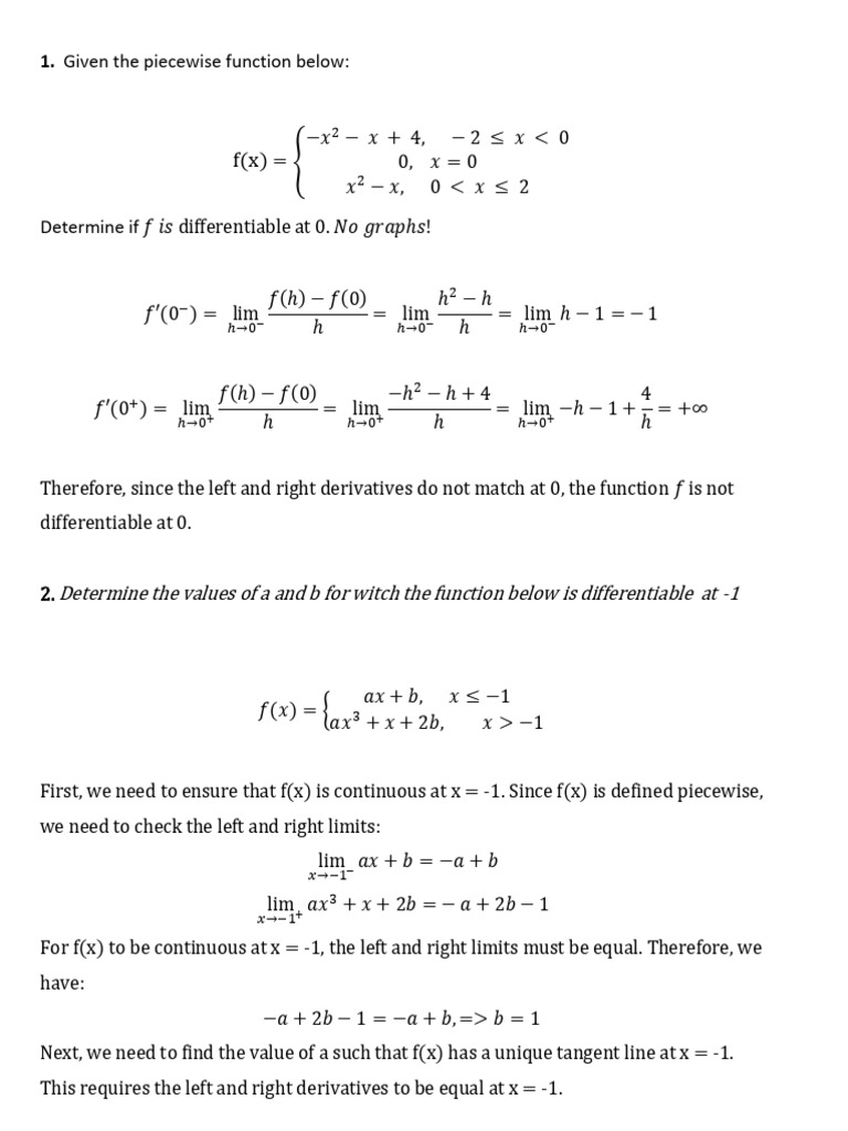 Quiz | PDF | Derivative | Differential Geometry