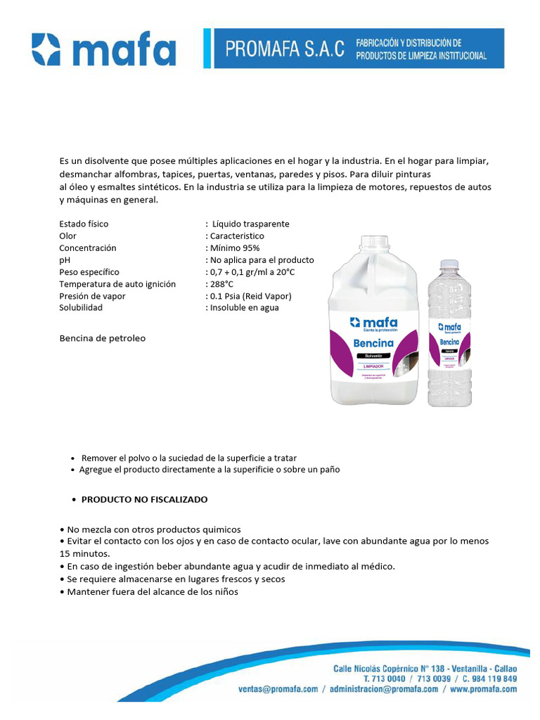 FT Mafa Bencina | PDF