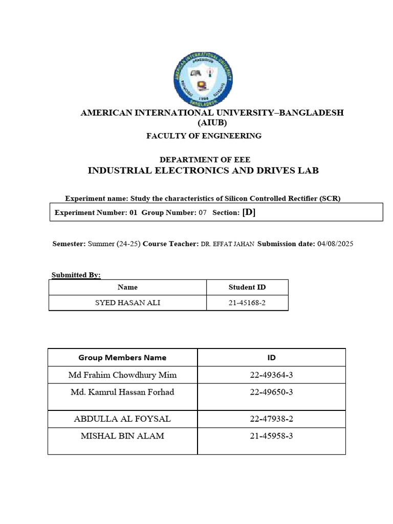 IED-LAB-EXP-01 | PDF | Electronics | Electronic Engineering
