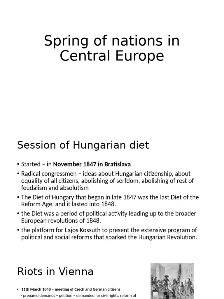 1848 Revolutions in Central Europe | PDF | Government | Europe