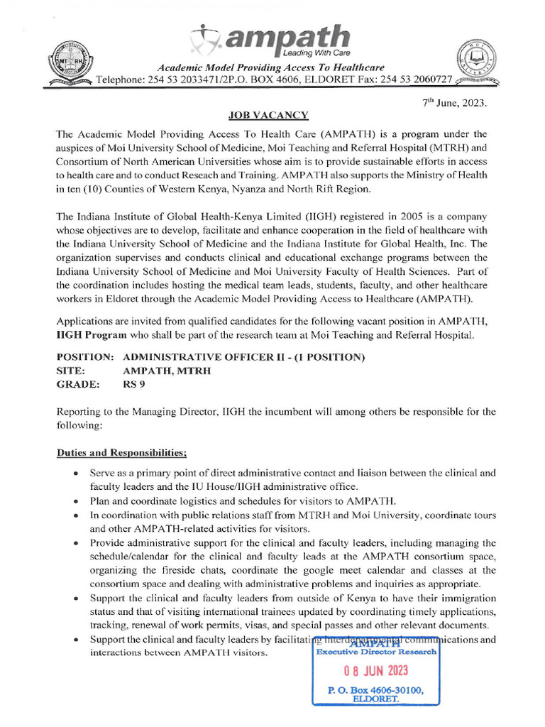 Administrative Officer | PDF