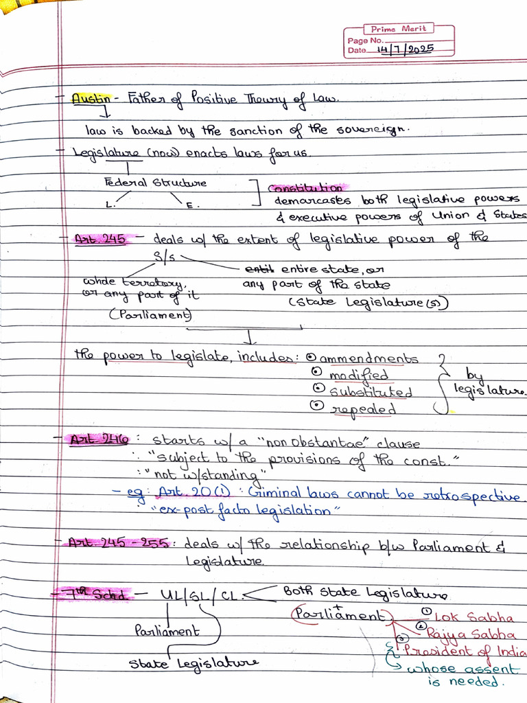 Legislative Process and Constitutional Amendments | PDF