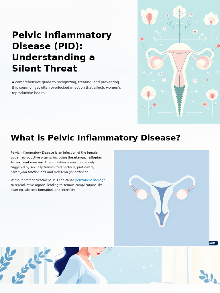Pelvic Inflammatory Disease PID Understanding a Silent Threat | PDF ...