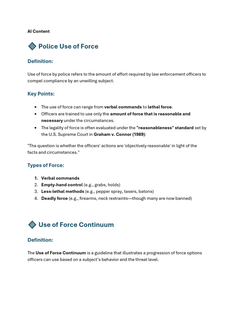 Take Home Assignment 2 | PDF | Prosecutor | Use Of Force