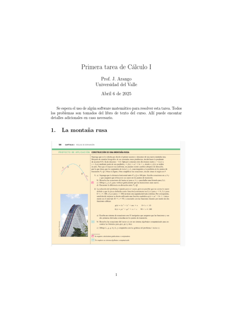 Tarea 1 Ca 1 | PDF