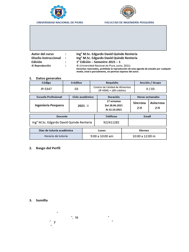 Silabo SCPP 2021 1 Fip Unp | PDF | Aprendizaje | Red mundial