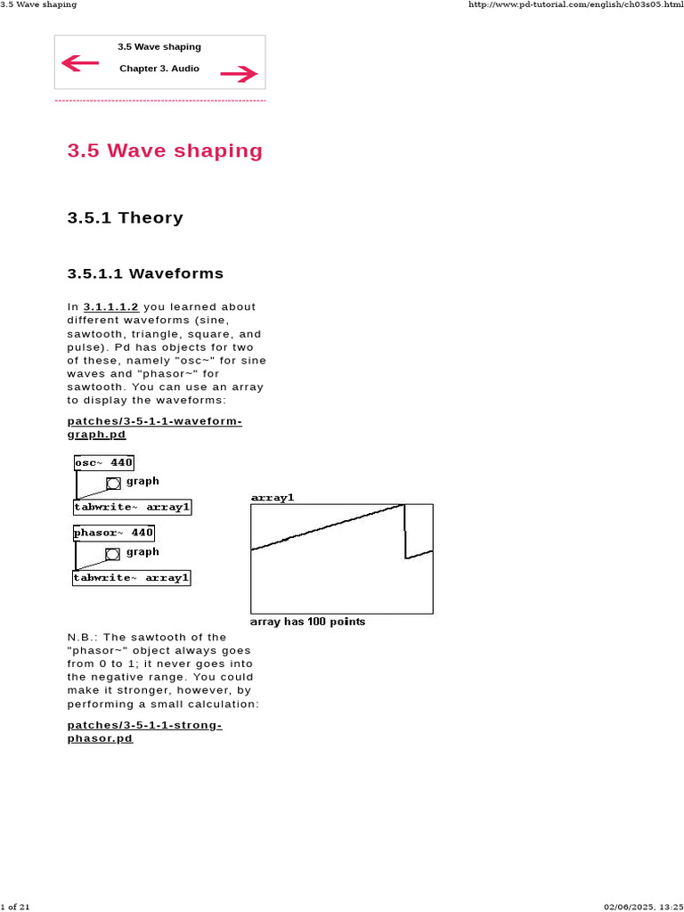 3.5 Wave Shaping | PDF