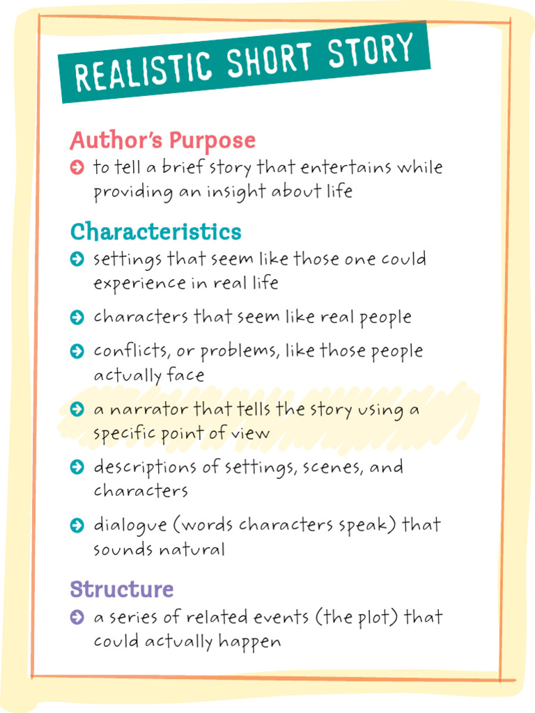 Realistic Short Story | PDF
