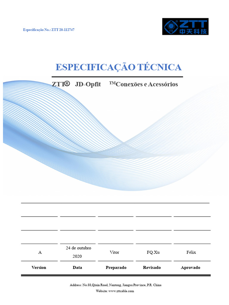 6 Desenho de Acessórios ZTT OPGW | PDF | Materiais | Engenharia Mecânica
