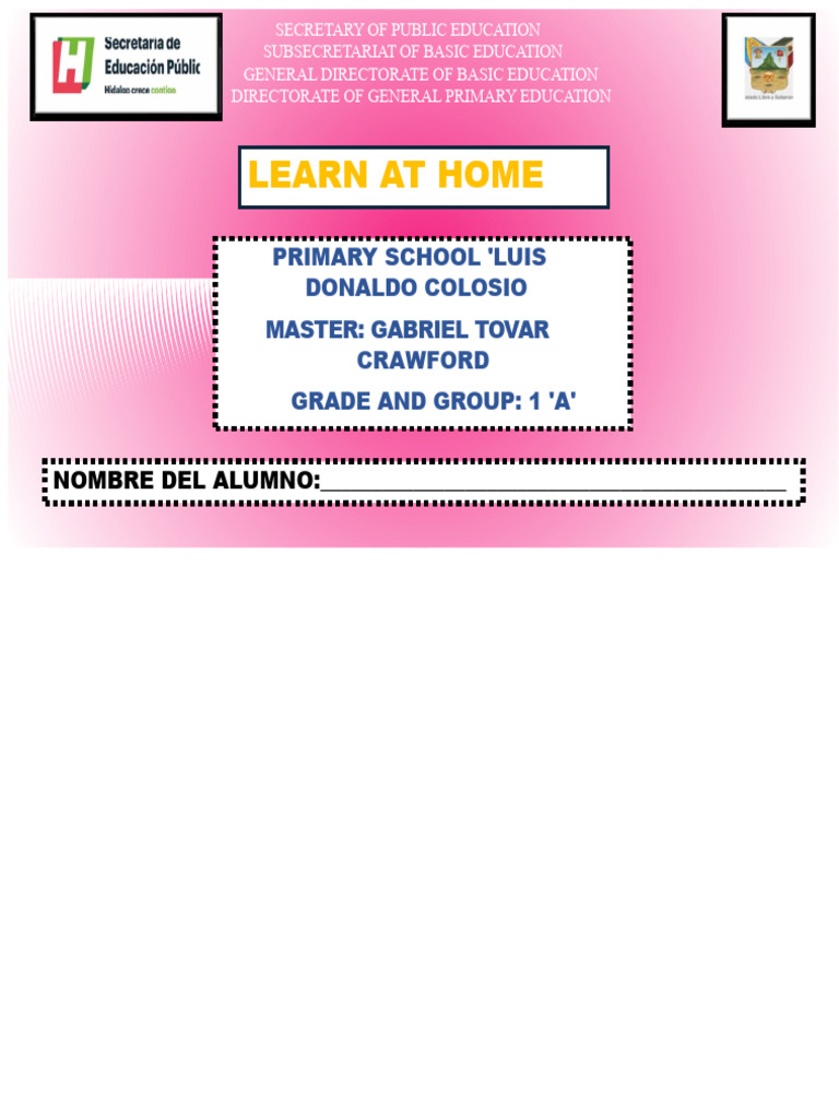 First Grade Work Sheets | PDF | Learning