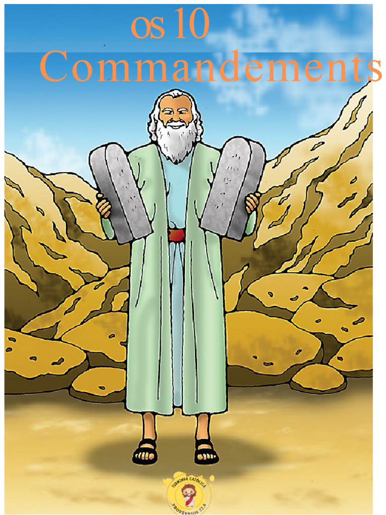 MATÉRIA 06 - LES 10 COMMANDEMENTS - Lecture, Colorier Et Exercices | PDF