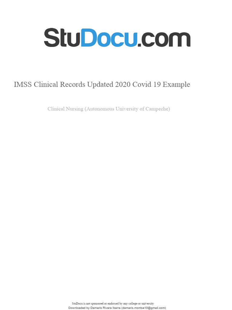 clinical-records-imss-updated-2020-covid-19-example | PDF | Clinical ...