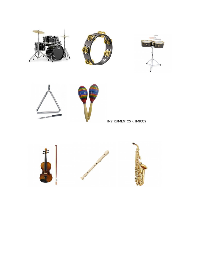 Instrumentos Ritmicos | PDF