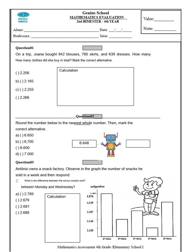 MATHEMATICS ASSESSMENT | PDF | Mathematics