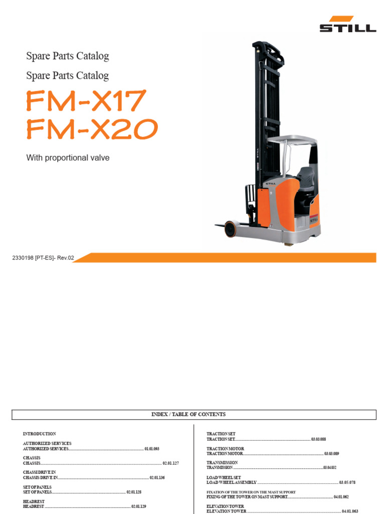 FM-X NG Parts Rev. 02 - Reduced PDF | PDF | Brake | Throttle