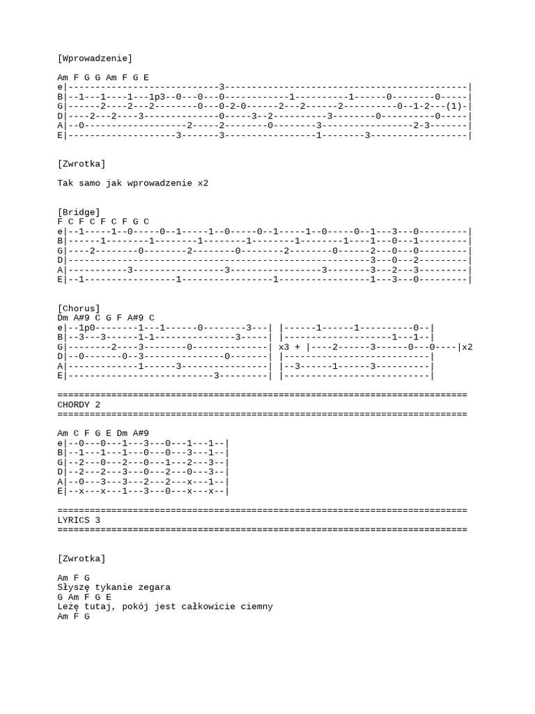 Serce - Samotny (Akustyczny) | PDF