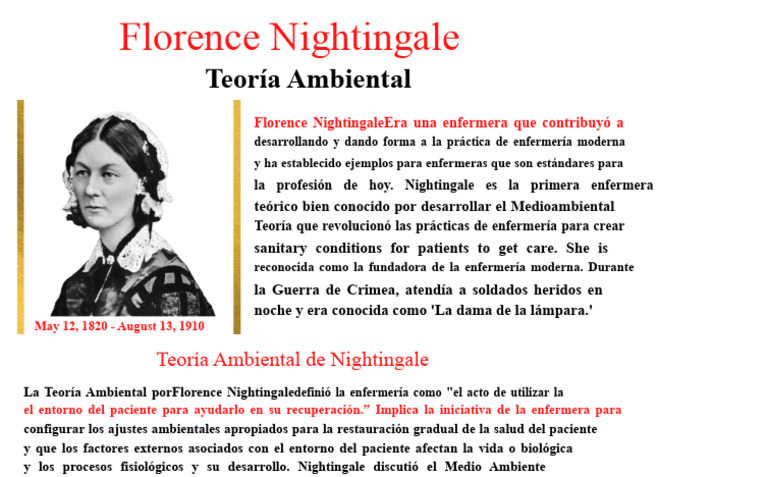 Teoría Ambiental de Nightingale | PDF