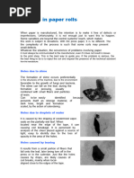 Roll Defect Troubleshooting Guide | PDF | Fracture | Mechanical Engineering