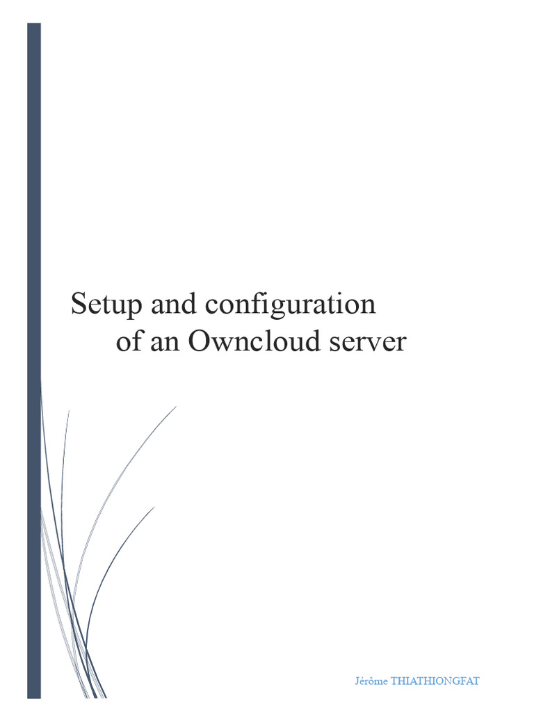 Setting Up and Configuring An Owncloud Server | PDF | File Transfer Protocol | Superuser