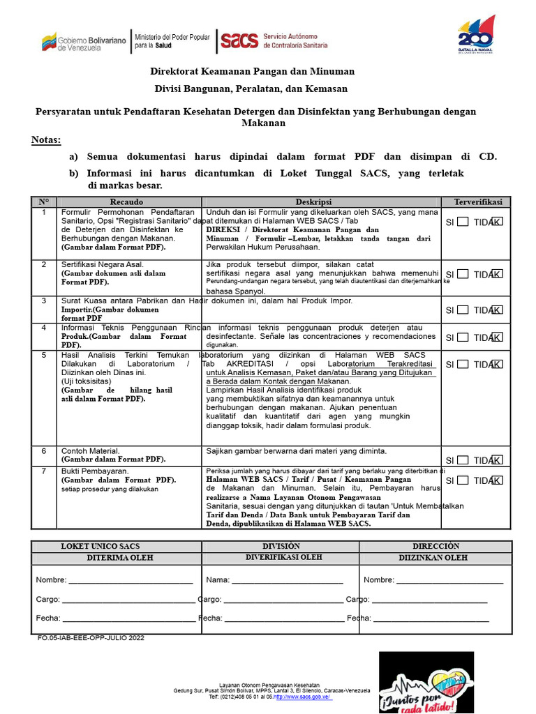 5 Pendaftaran Kesehatan Detergen dan Disinfektan (1) | PDF