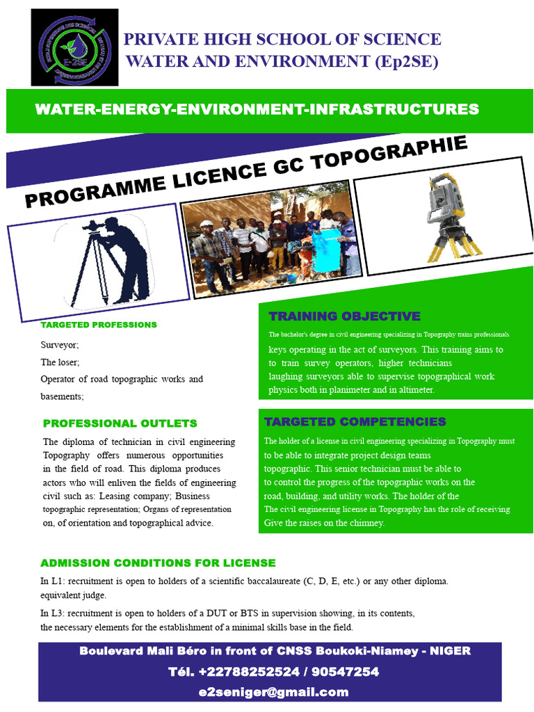 Civil Engineering License Program | PDF | Surveying | Topography