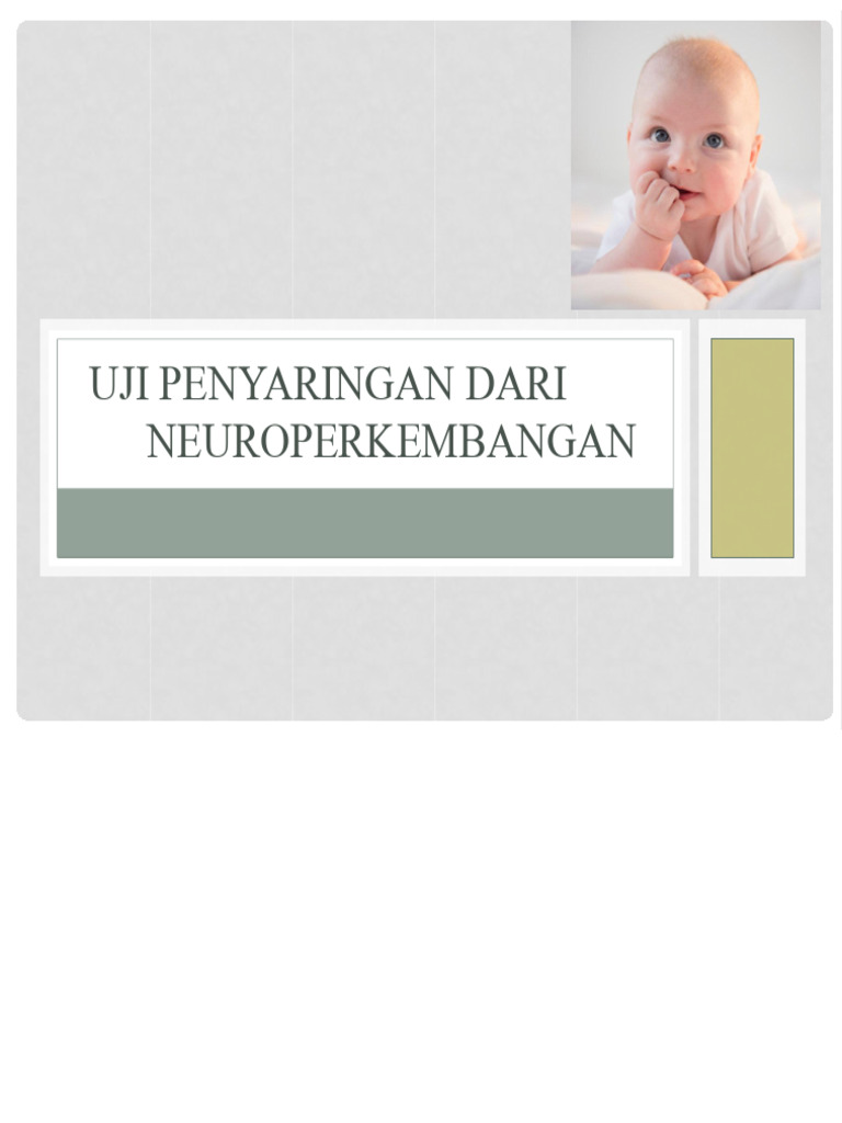 Tes Skrining Neurodevelopment | PDF