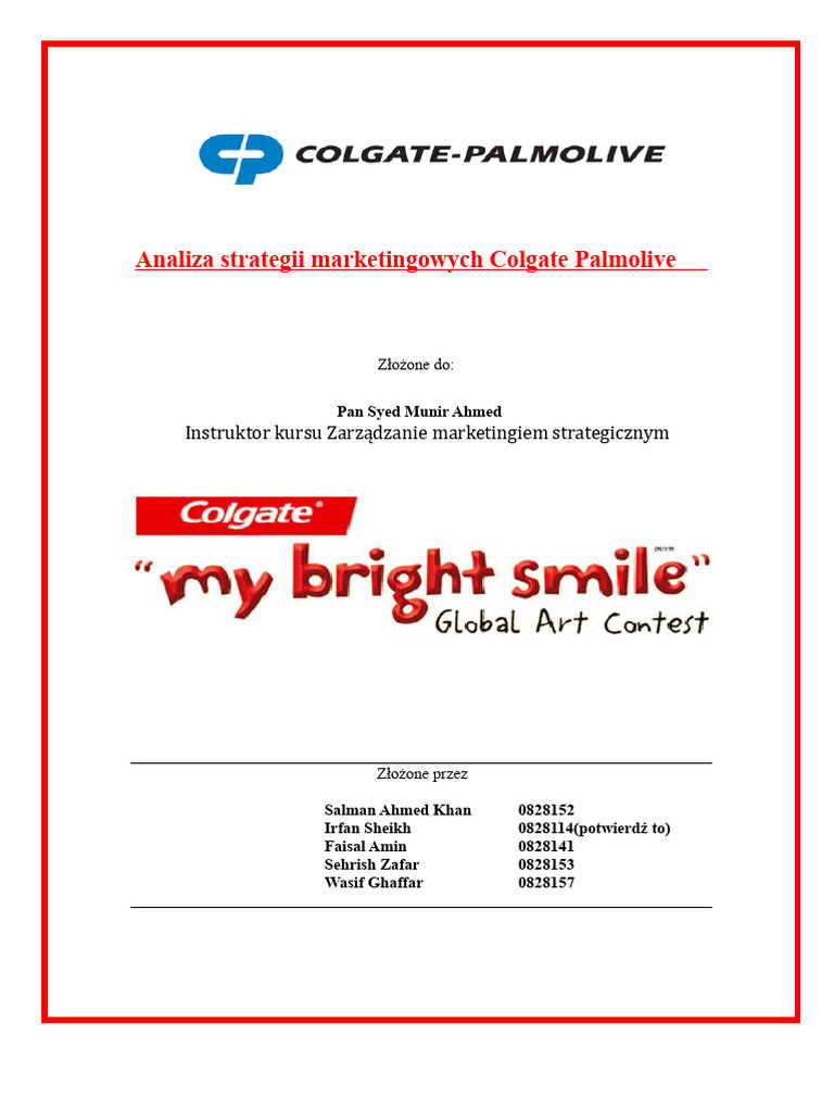 Colgate Finał | PDF