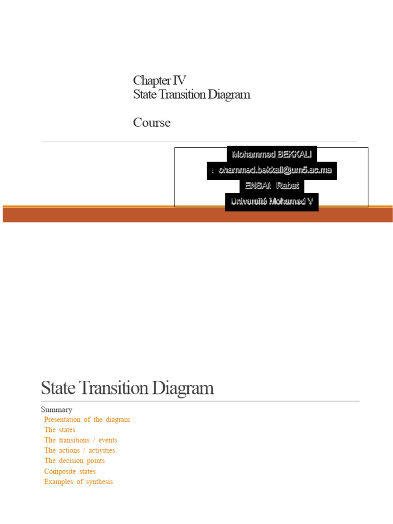 4 - State Transitions | PDF | Unified Modeling Language | Automata Theory