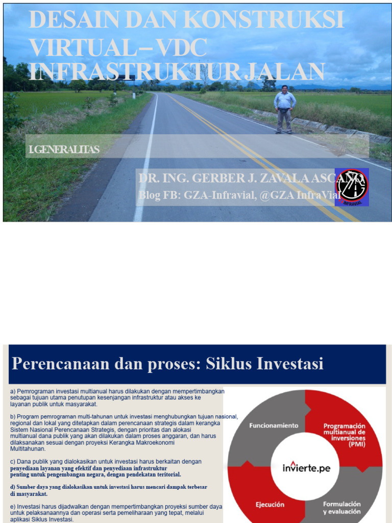01. VDC Infrastruktur jalan | PDF