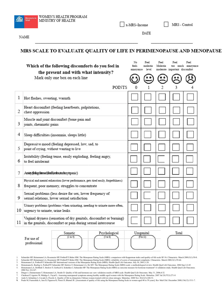 MRS | PDF | Menopause | Diseases And Disorders