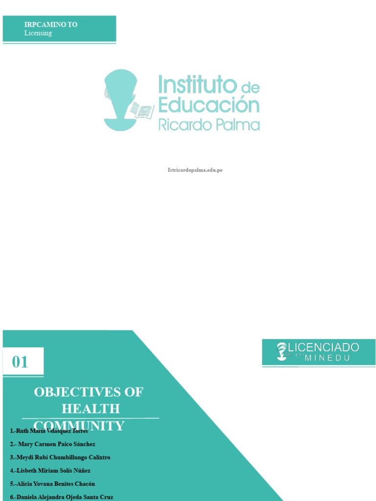 Group 3 Objectives of Community Health | PDF | Health Care