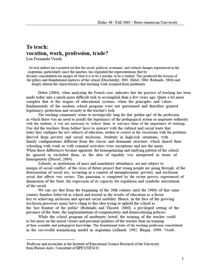 Evolving Teacher Identity in Argentina | PDF | Teachers | Knowledge