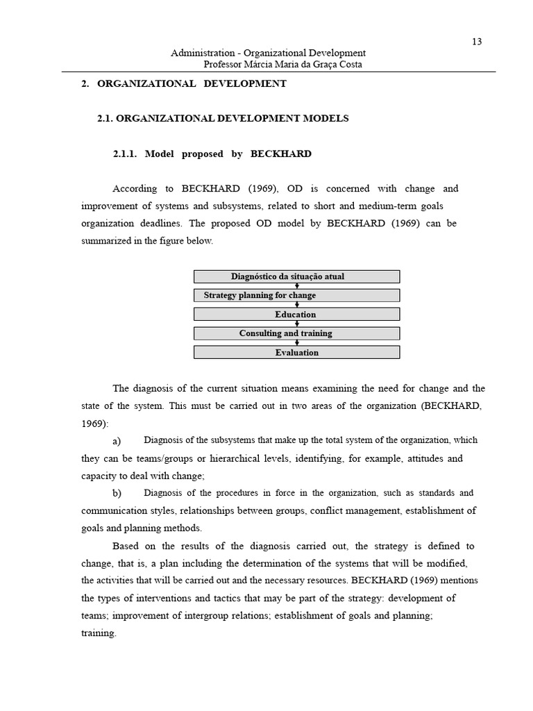 Organizational Development Models Explained | PDF | Organization ...