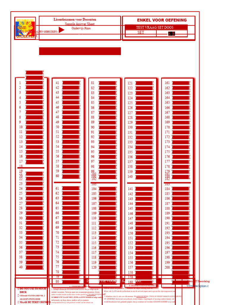 Scantron | PDF