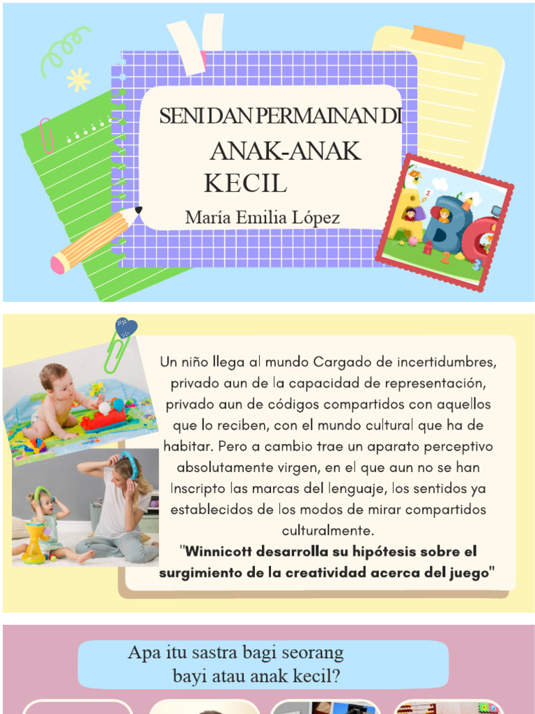 Seni dan Permainan untuk Anak Kecil | PDF