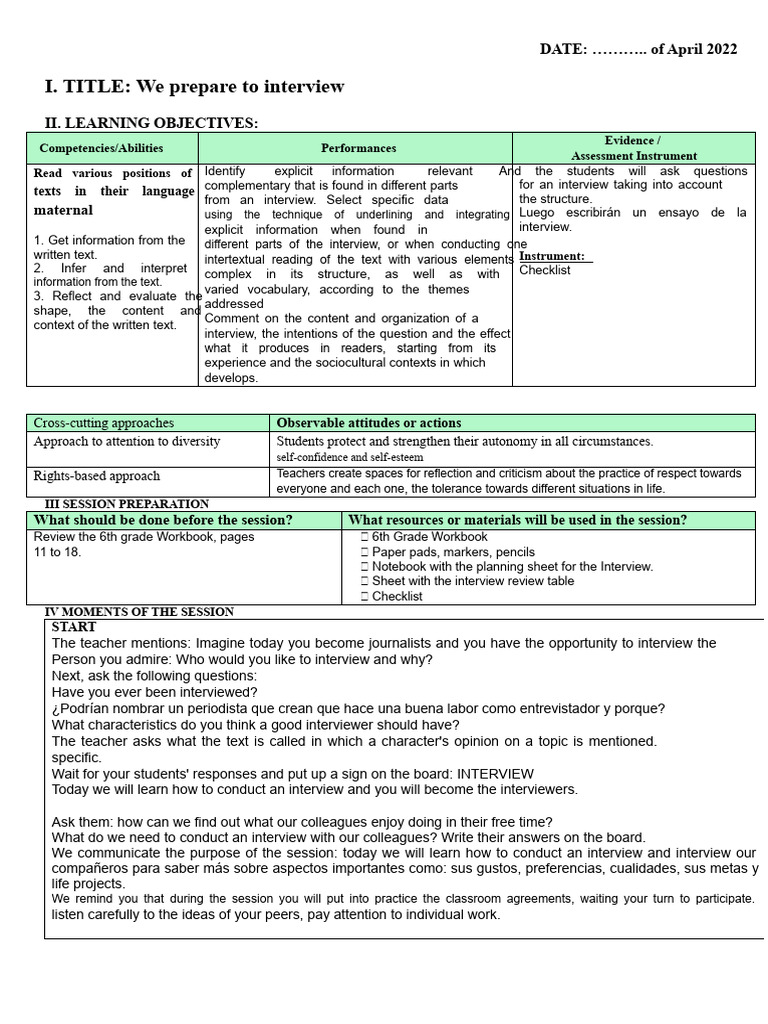 Conducting Effective Student Interviews | PDF | Information | Interview