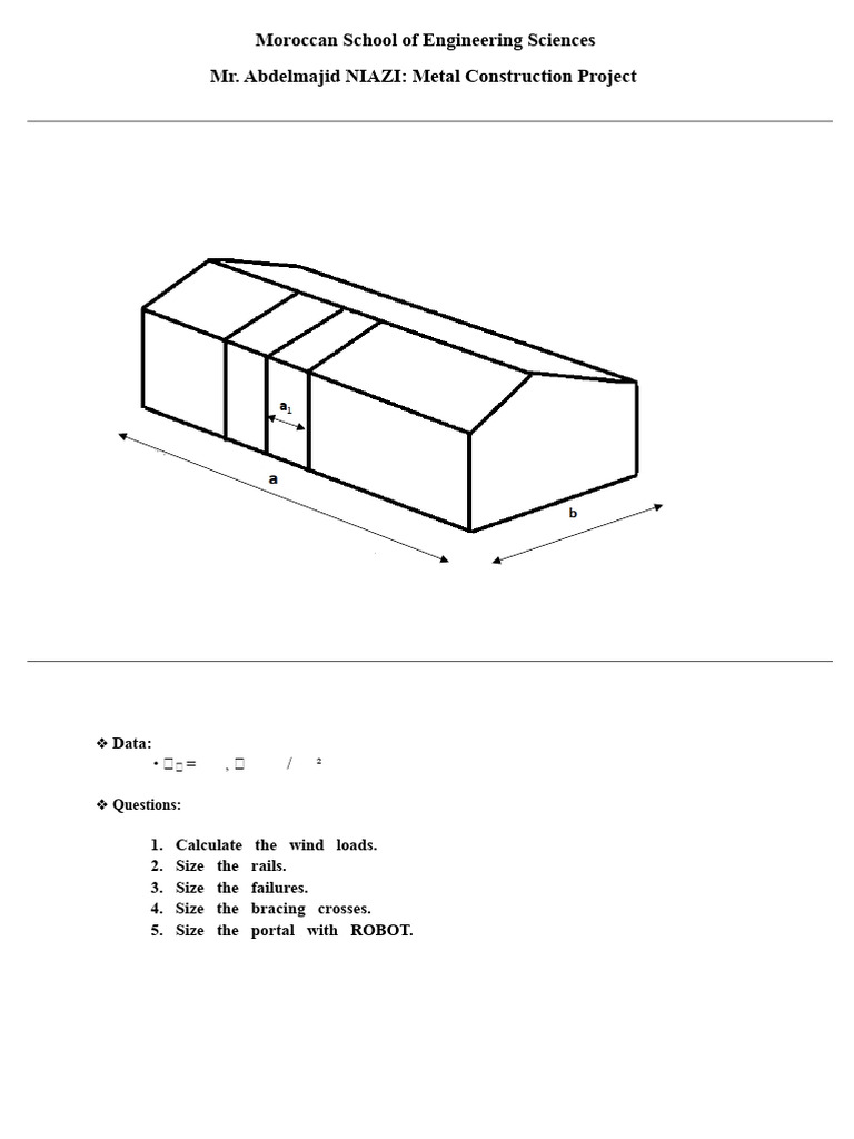 Metal Construction Project Mr. Niazi | PDF