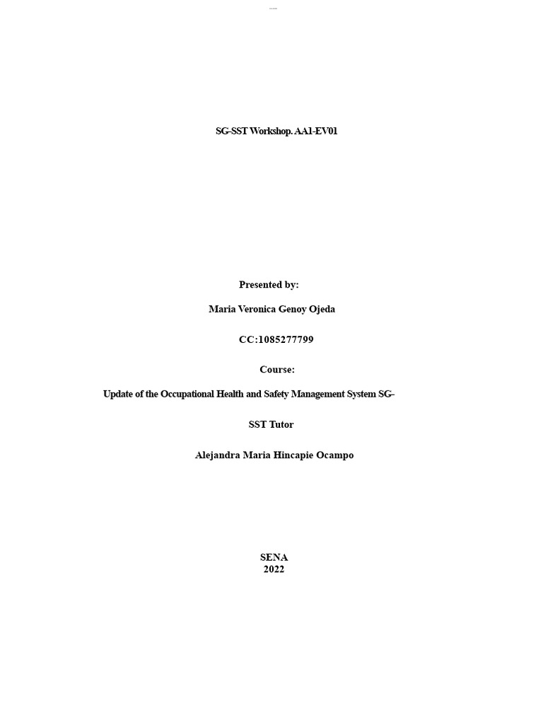 workshop-sg-sst-aa1-ev01-220803203931-9e826538 | PDF | Occupational ...