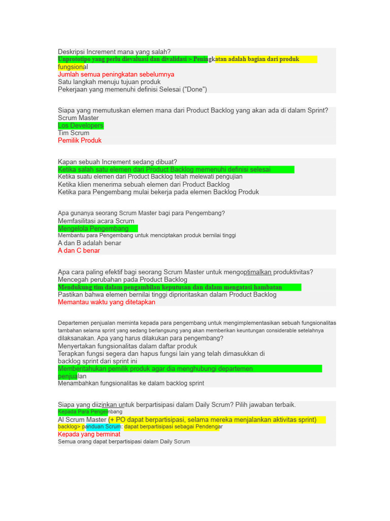 Praktek Scrum 10 Mar2022-2 | PDF