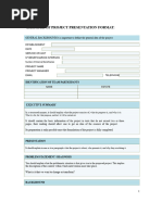 EOI Template for Project Proposals | PDF | Budget | Economies