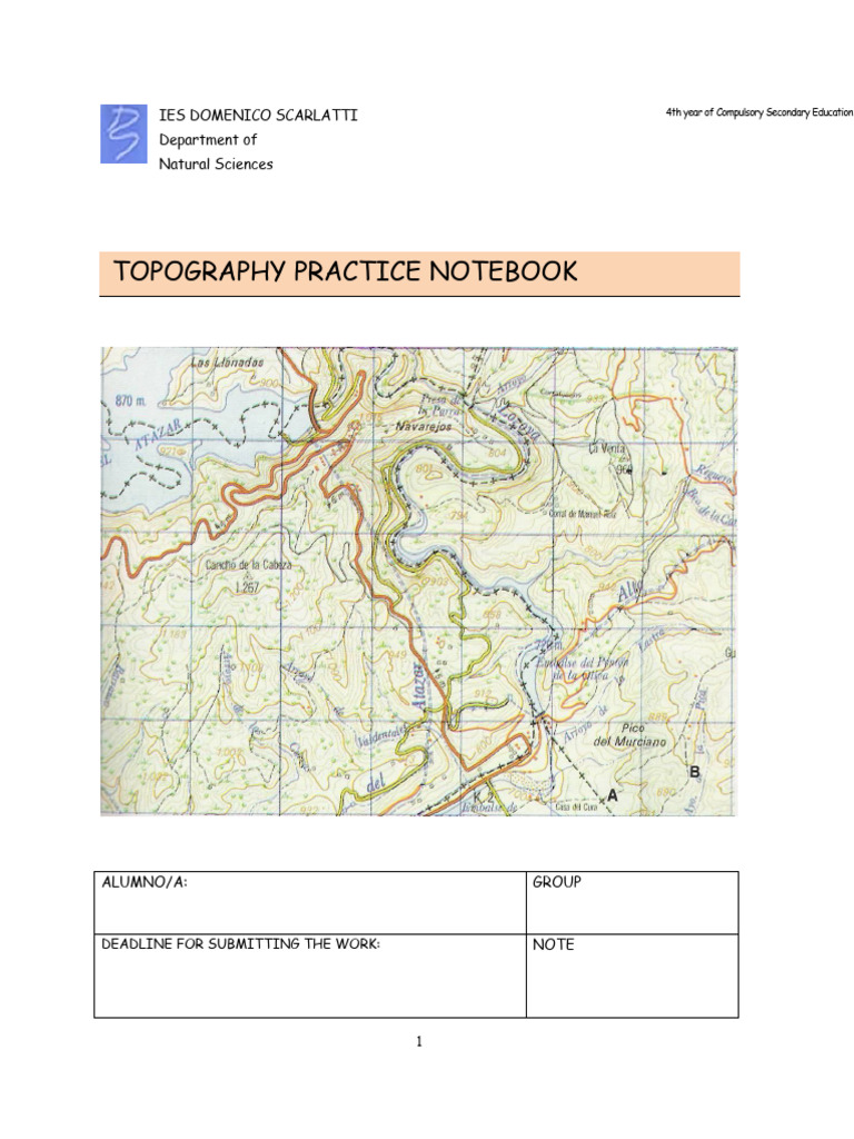 Topographic Map Notebook 2 PDF | PDF | Topography | Contour Line