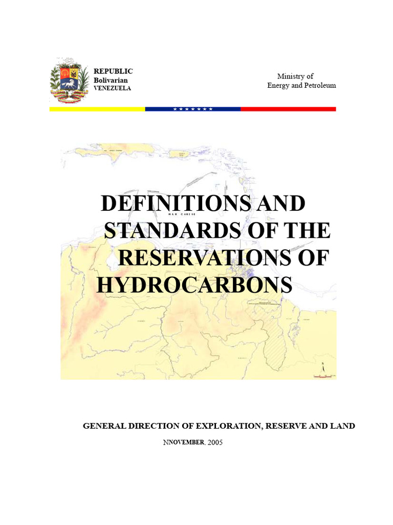 Definitions and Regulations For Hydrocarbon Reserves | PDF | Petroleum ...