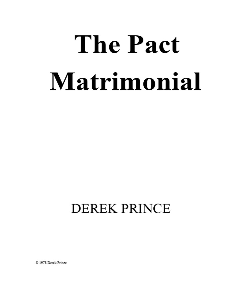 Understanding the Marriage Covenant | PDF | Covenant (Biblical) | Abraham