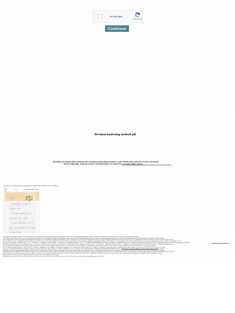 Calligraphy Notebook | PDF | Human Communication | Learning