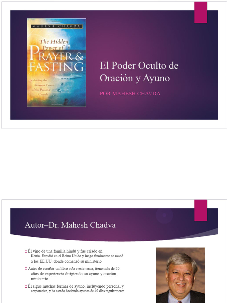 El Poder Oculto de La Oración y El Ayuno | PDF | Rápido | Oración