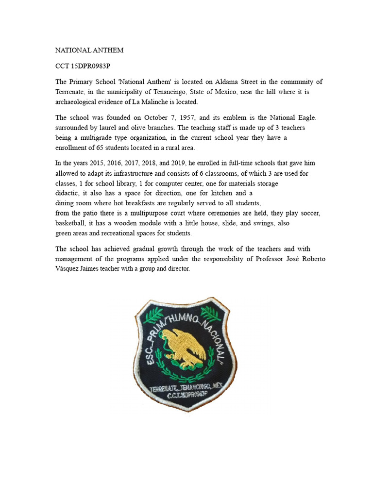 Review of The National Anthem | PDF